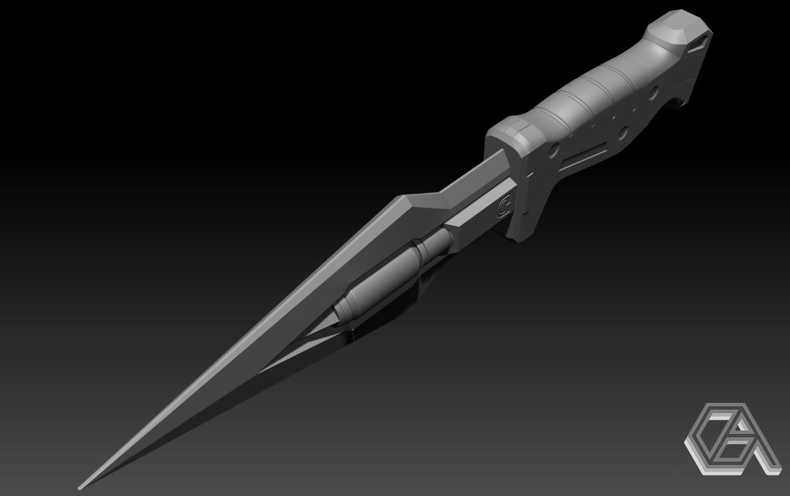 Valorant Outpost Knife .stl 3D Model 3D Print Printable - Etsy