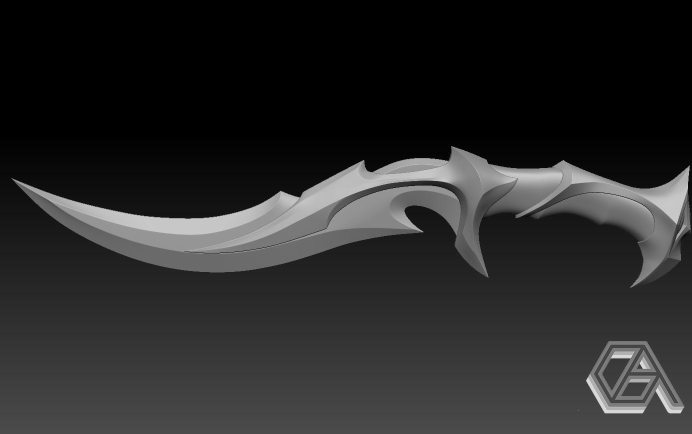 Valorant Forsaken Ritual Blade .stl | 3D Model | 3D Print | Printable ...