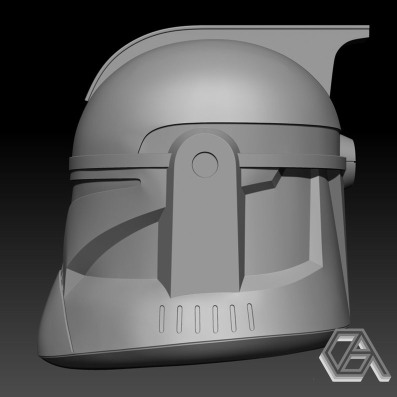 Clone Trooper Phase 1 Helmet 3D Model (.stl): Star Wars Printable - Etsy