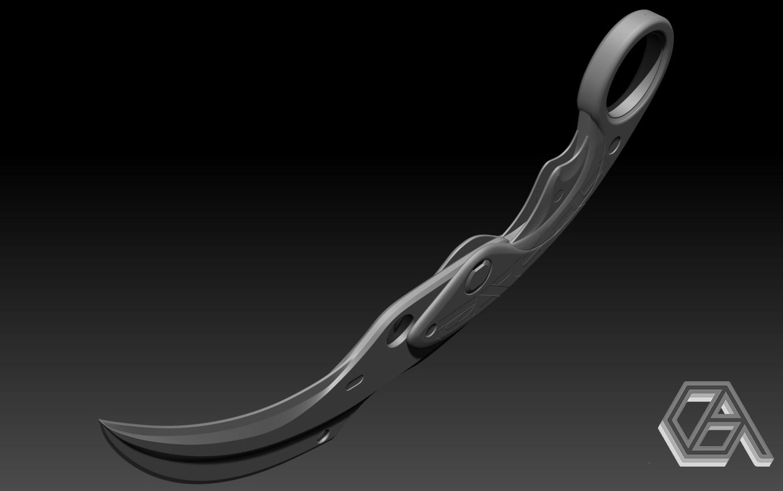 Valorant Velocity Karambit .stl 3D Model 3D Print Printable - Etsy Denmark