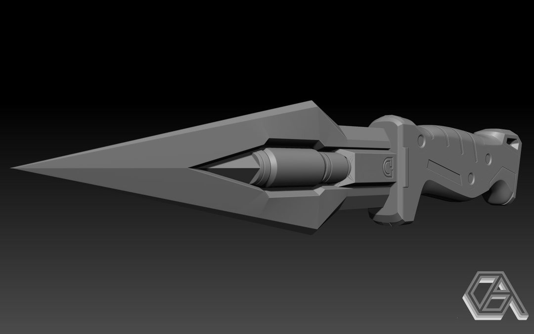 Valorant Outpost Knife .stl | 3D Model | 3D Print | Printable - Etsy