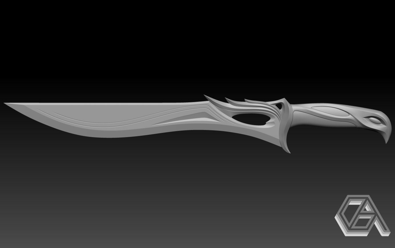 Valorant Sovereign Sword .stl 3D Model 3D Print Printable - Etsy Singapore
