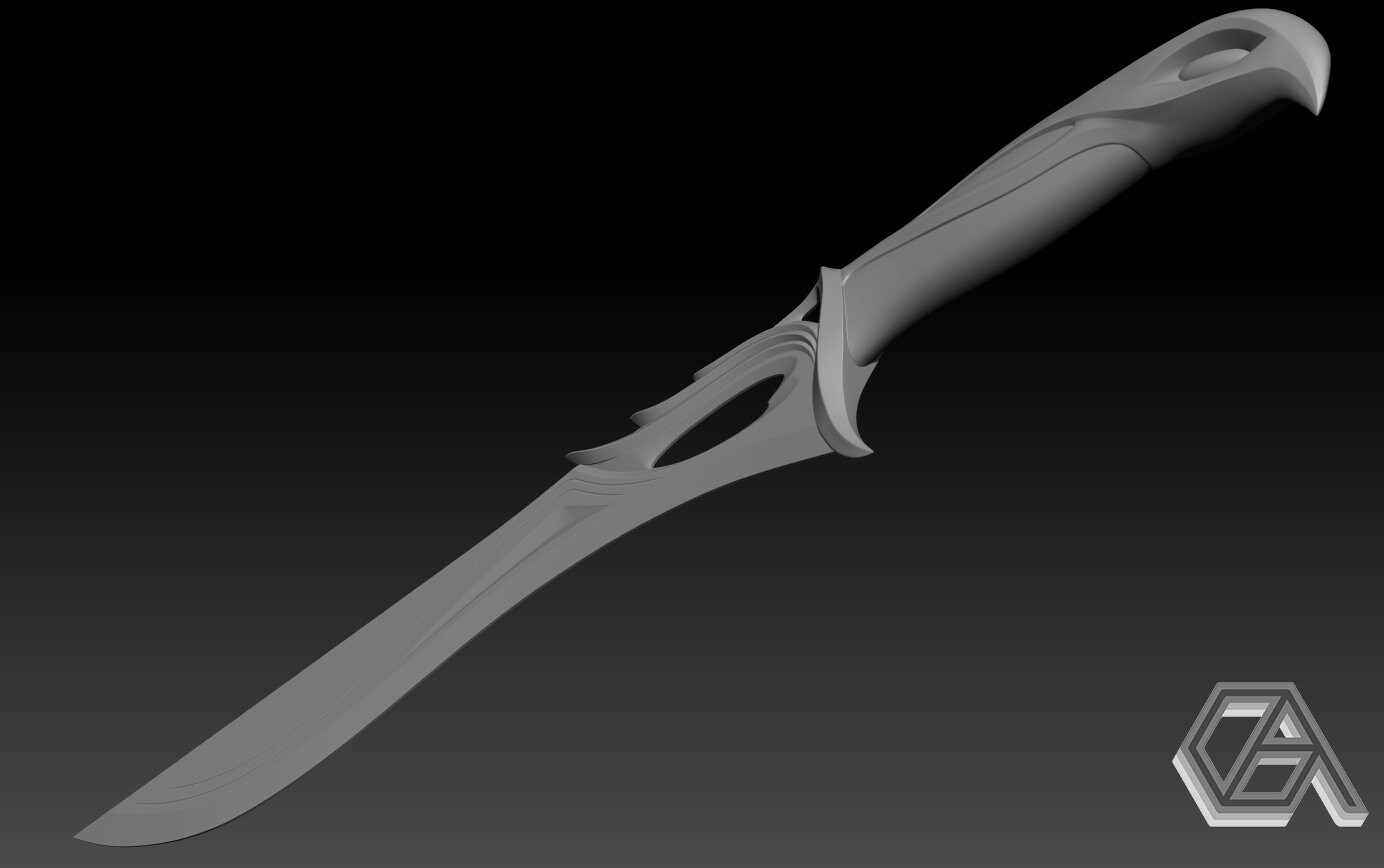 Valorant Sovereign Sword .stl 3D Model 3D Print Printable - Etsy Singapore