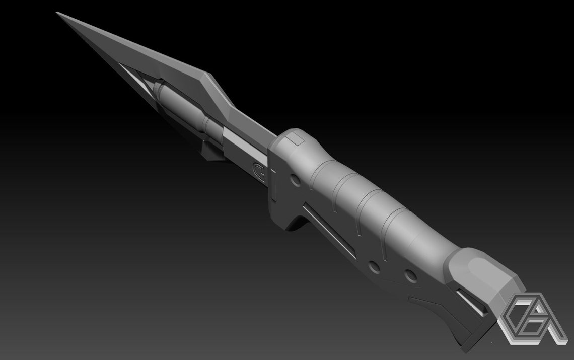 Valorant Outpost Knife .stl 3D Model 3D Print Printable - Etsy