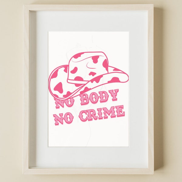 No Body No Crime - Etsy