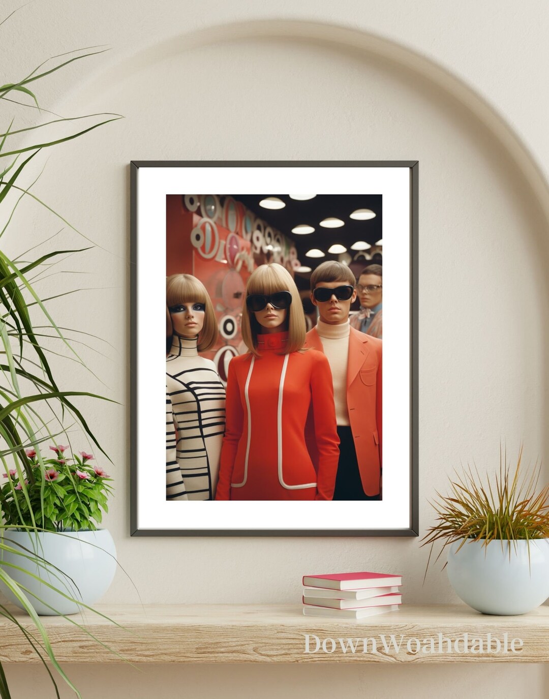 1960s Mod Fashion Photography Print: Vintage Style Portrait (instant ...