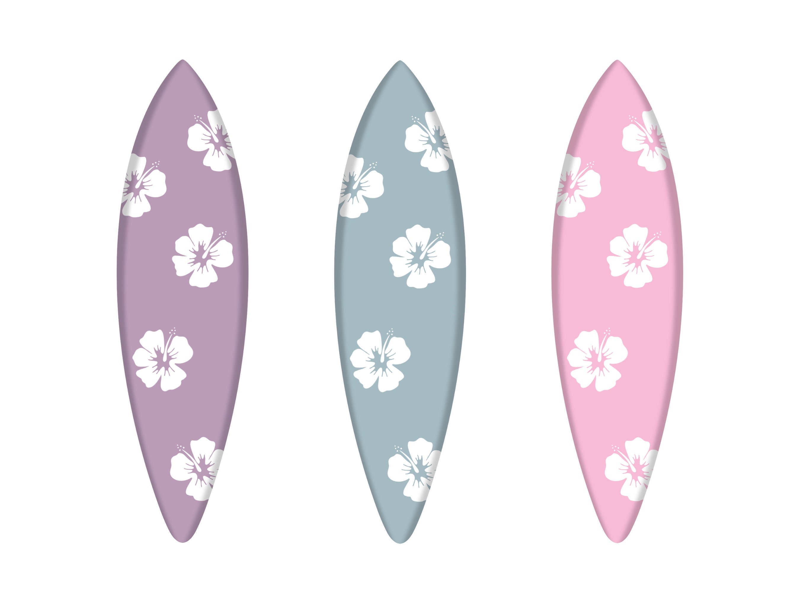 Pink Surfboard Clipart