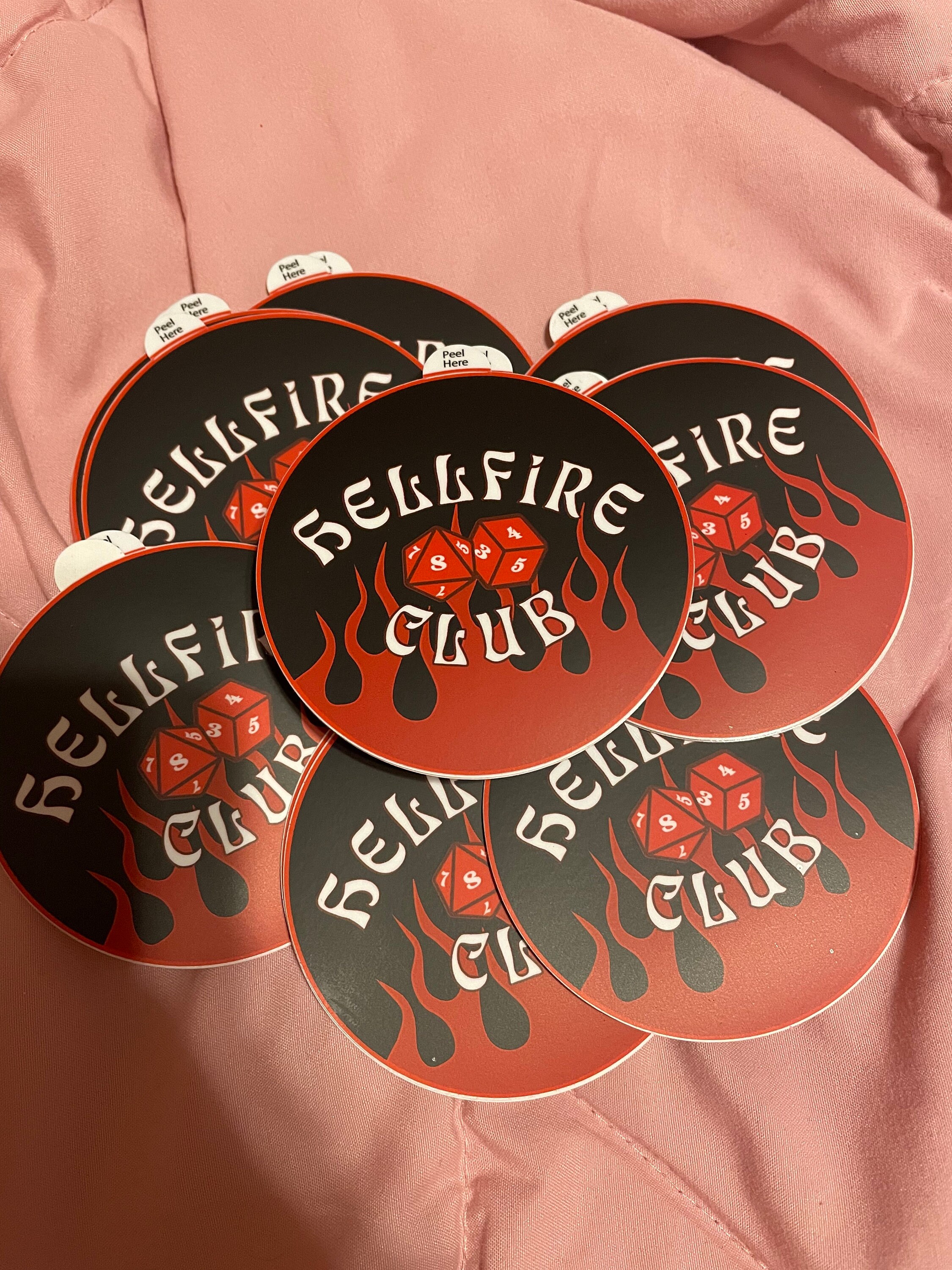 Red Dnd Sticker/ Dungeons and Dragons HF Club Matte Sticker / Eddie ...