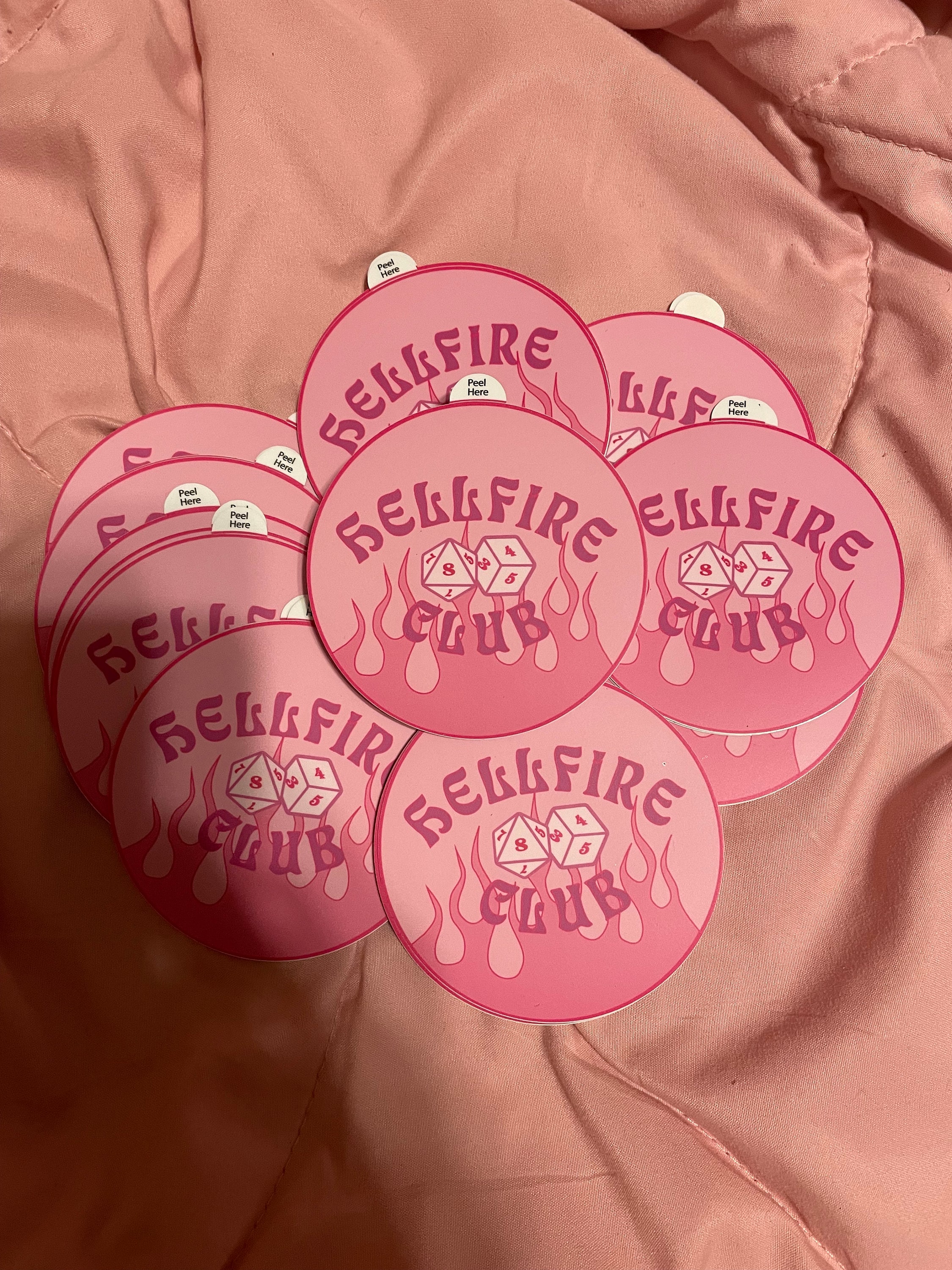 Pink Dnd Sticker/ Dungeons and Dragons HF Club Matte Sticker / Eddie ...