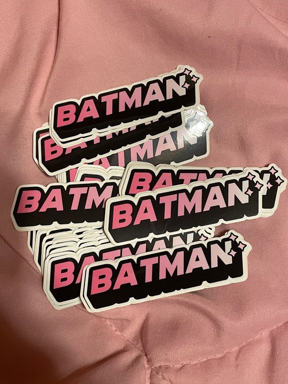 Pink Y2K Clear Superhero Sticker / Pink Comic Book Sticker/ - Etsy