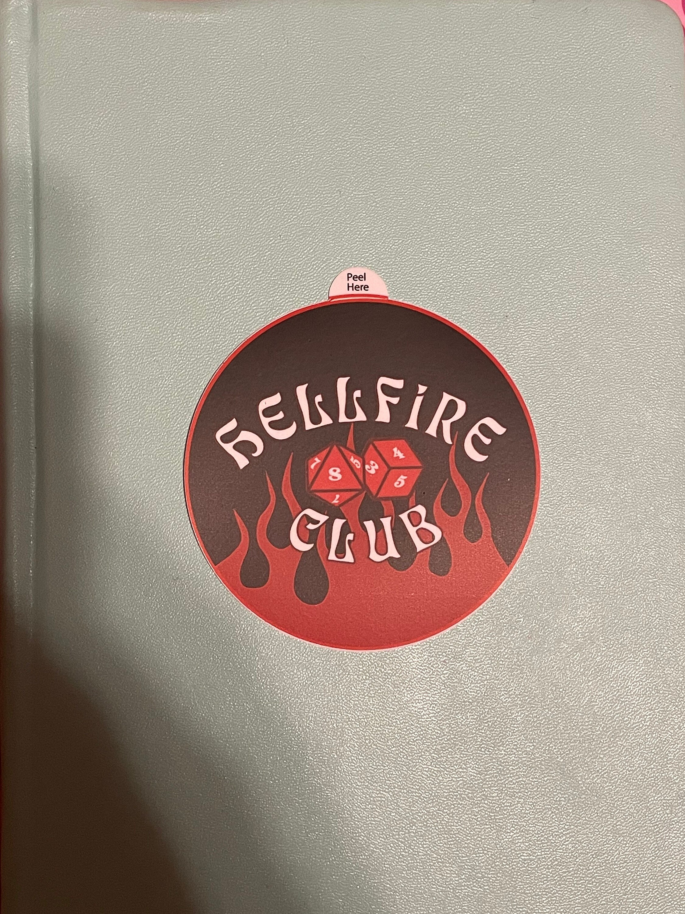 Red Dnd Sticker/ Dungeons and Dragons HF Club Matte Sticker / Eddie ...
