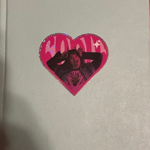 The Metalhead Glitter Sticker /the Freak Pink Eddie the Hero ST Glitter ...