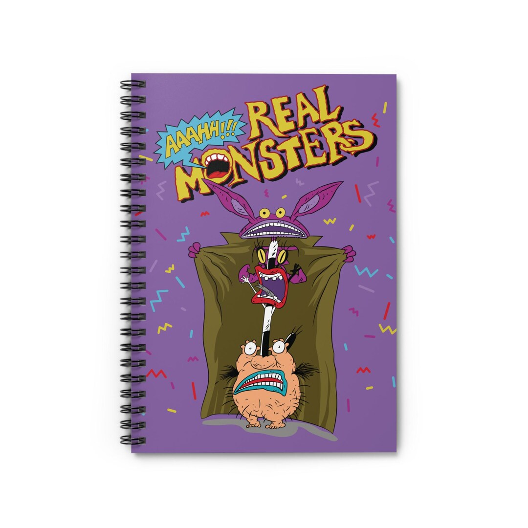 AAAHHH!!! Real Monsters Spiral Notebook/cute Stationery for Kids/school ...