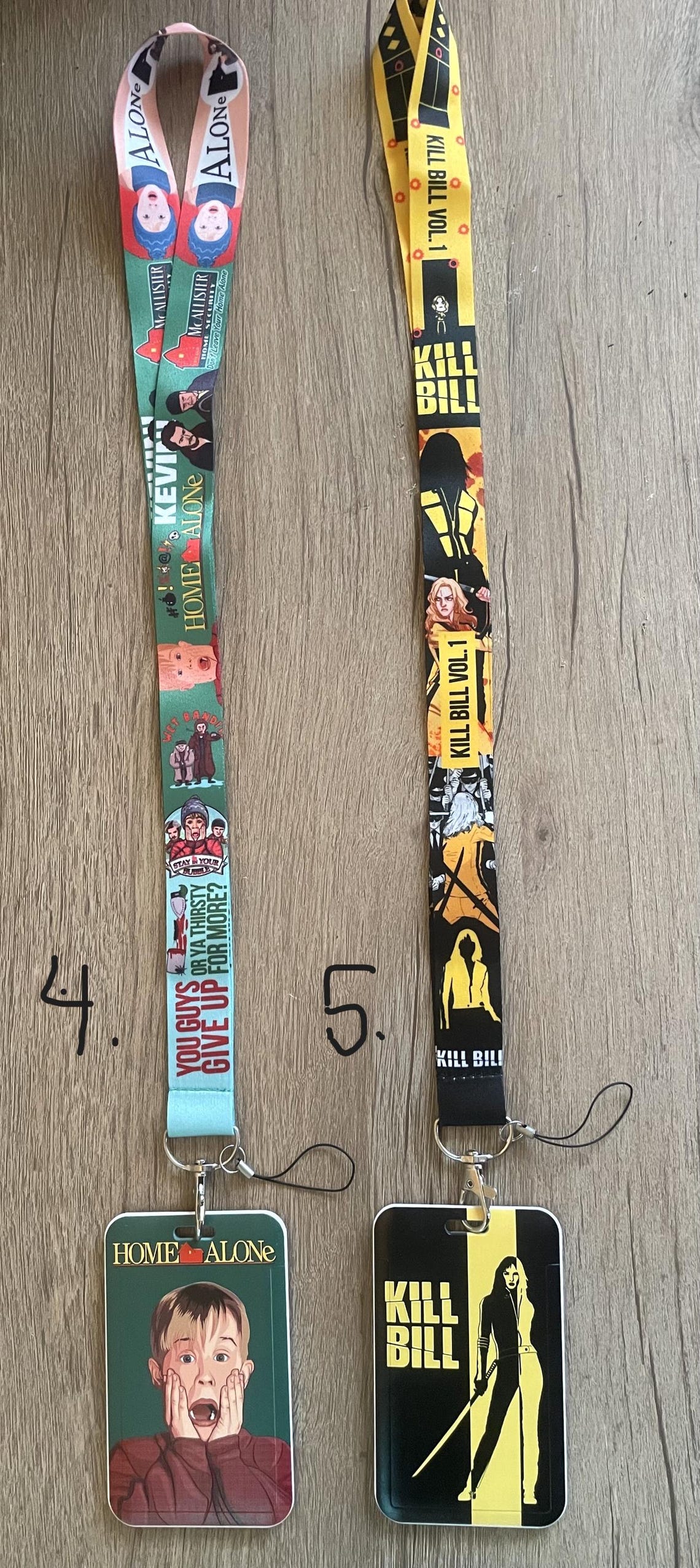 Lanyard With Badges/90s/halloween/badge Holder/ Horror/ Home Alone ...