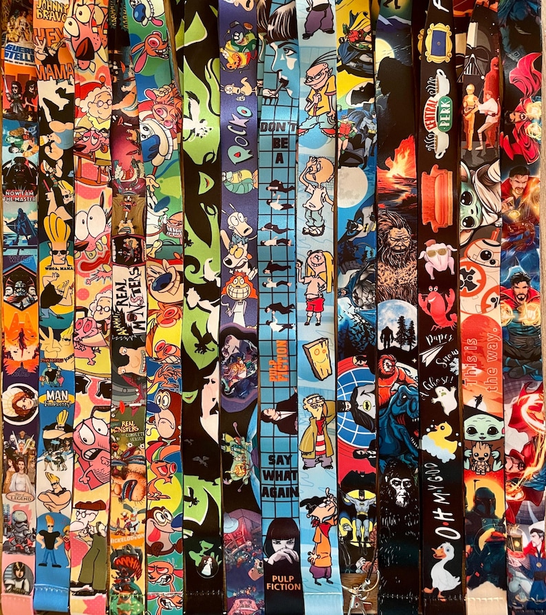 Lanyard/90s/ Badge Holder/starwars/real Monsters/ren and Stimpy/wicked ...