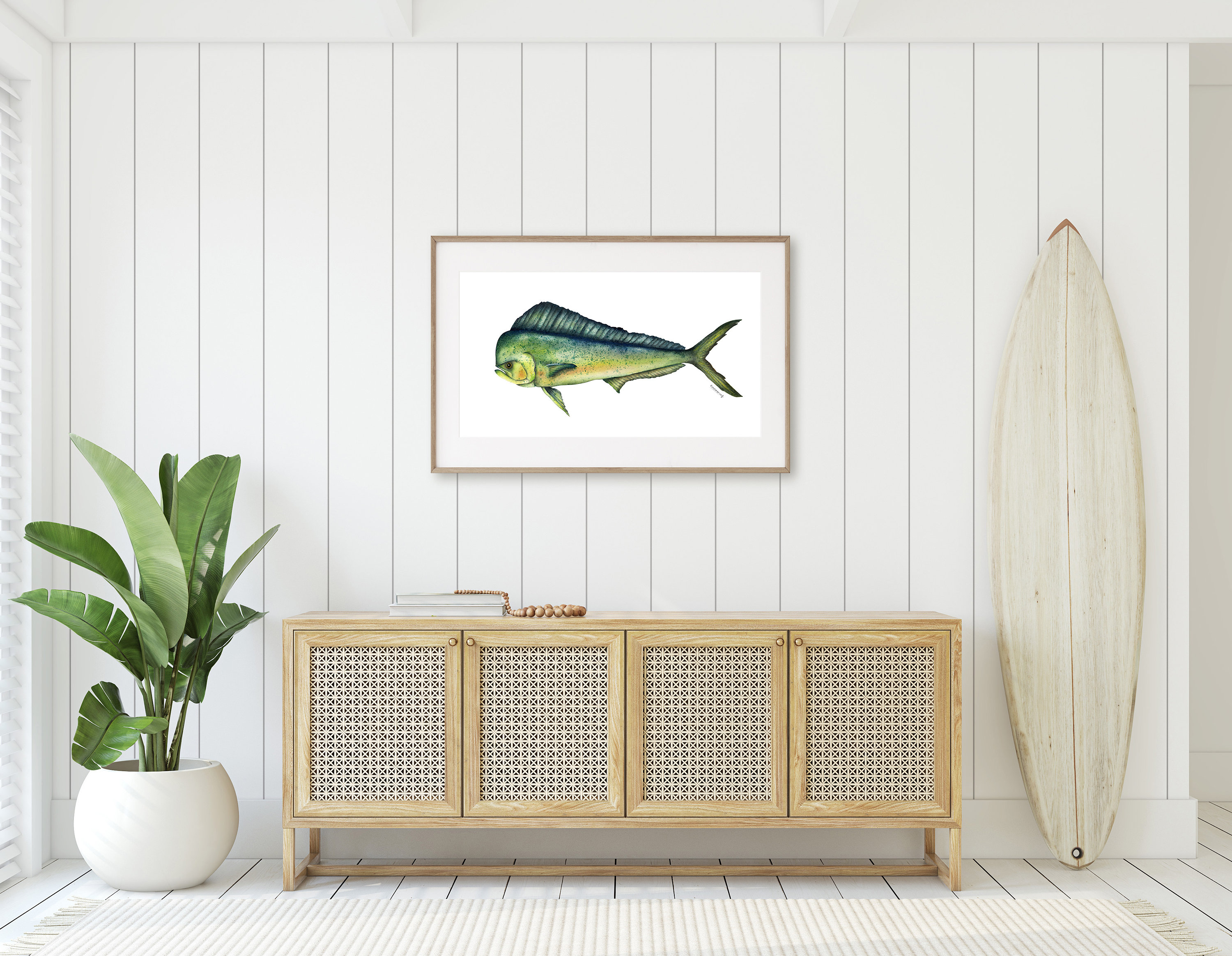 Mahi-mahi (dolphin Fish) Art Print - Etsy
