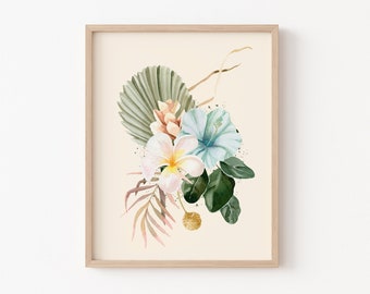 Hawaiian Flower Digital Print - Etsy
