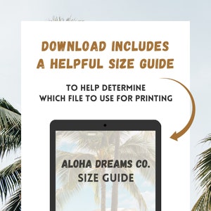 Modern Aloha Print, Set of 2, Black White Wall Decor, Minimalist Hawaii ...