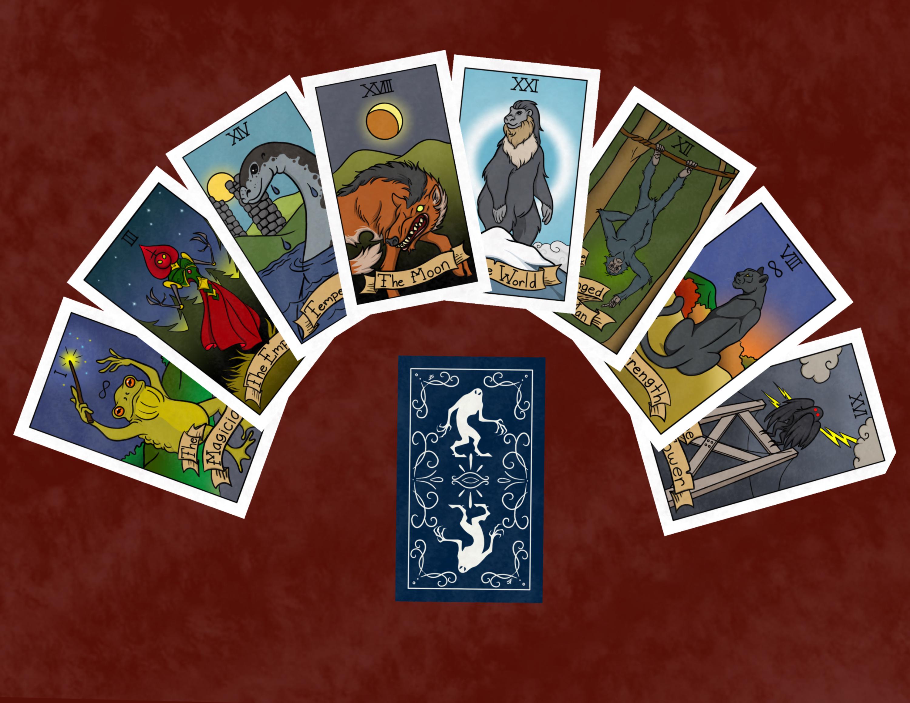 Cryptic Creatures Tarot Deck - Etsy