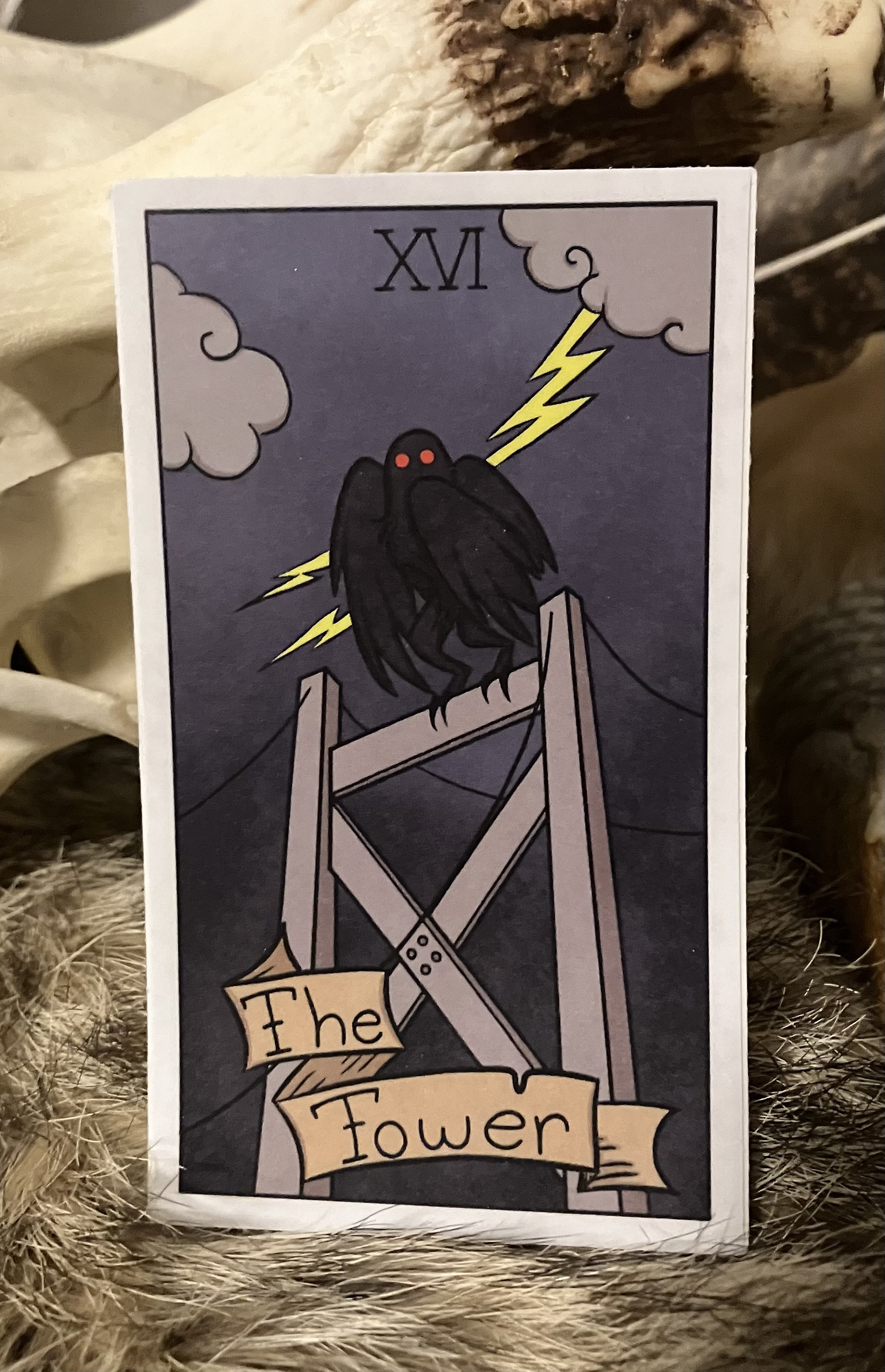 Cryptid Tarot Cards Stickers-empress, Hermit, Star, Tower - Etsy
