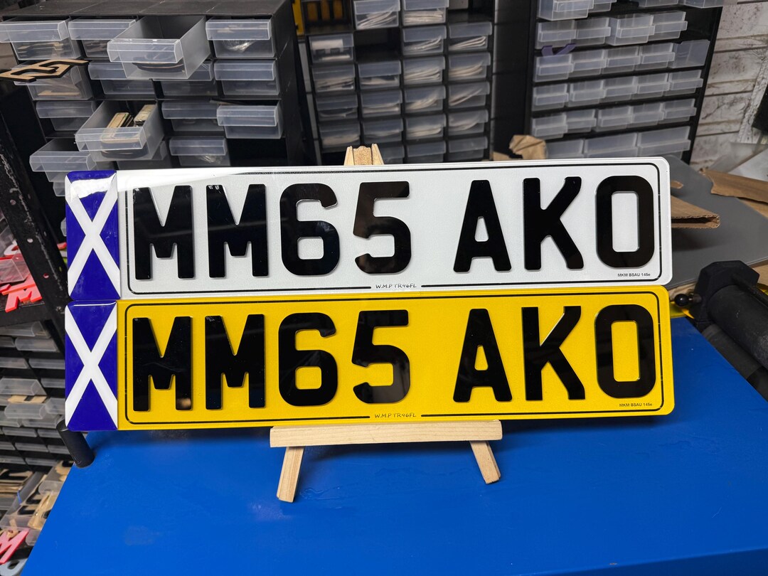 4d Number Plates Scotland Emblems - Etsy