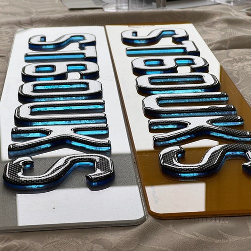 Personalised Custom Gift 4D Number Plates - Etsy UK