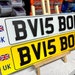 4D Number Plates in Matte Black Finish With Uk Reflectives - Etsy
