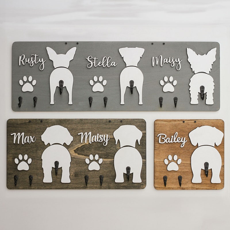 Dog Leash Hanging Sign - Etsy UK