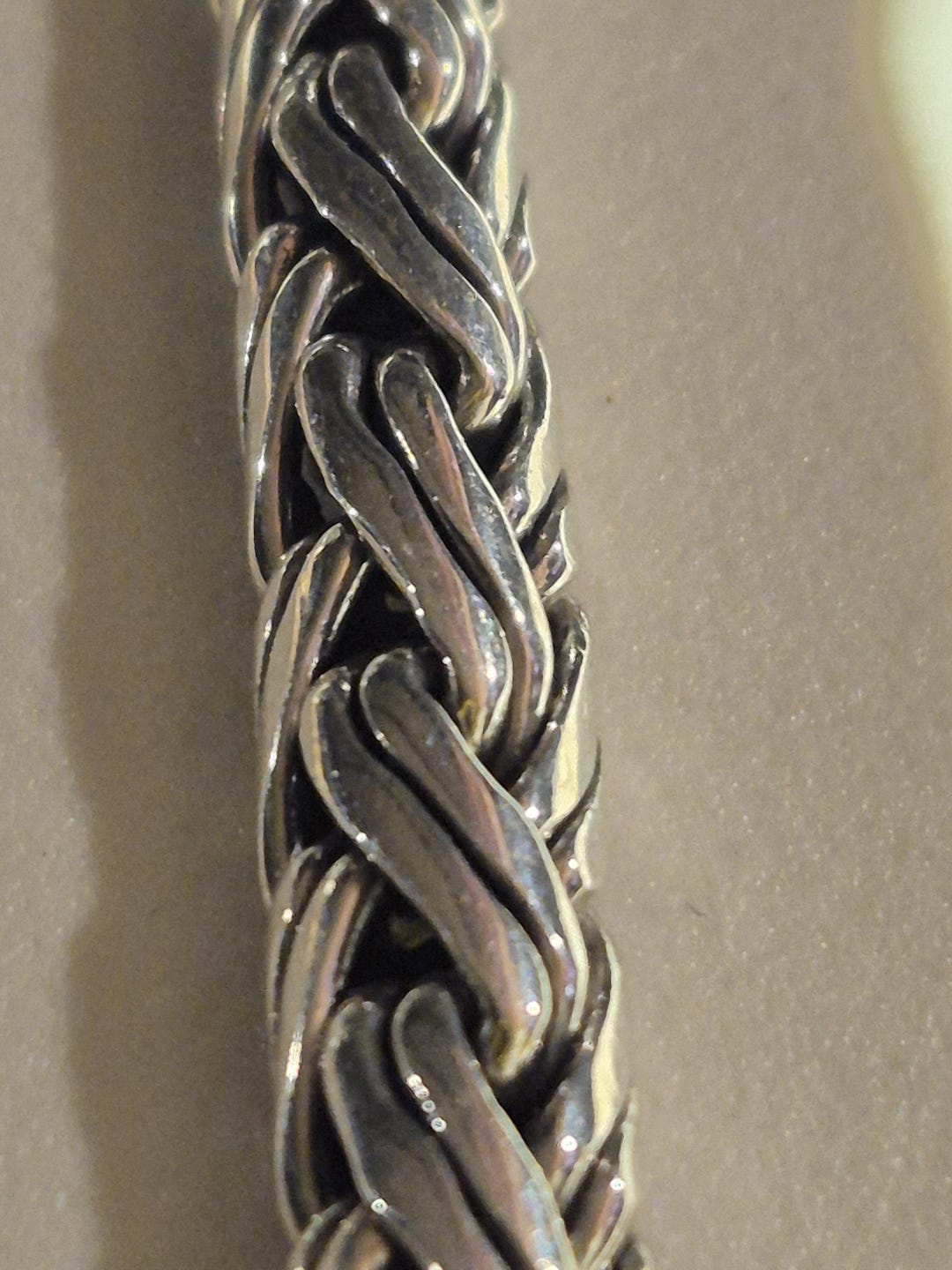 Heavy Sterling Silver Braided Bracelet - Etsy