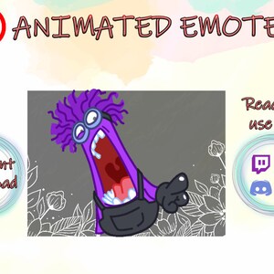 Minion Animated Emote Twitch Sub Yellow Nerd Face Subscriber Emoji ...