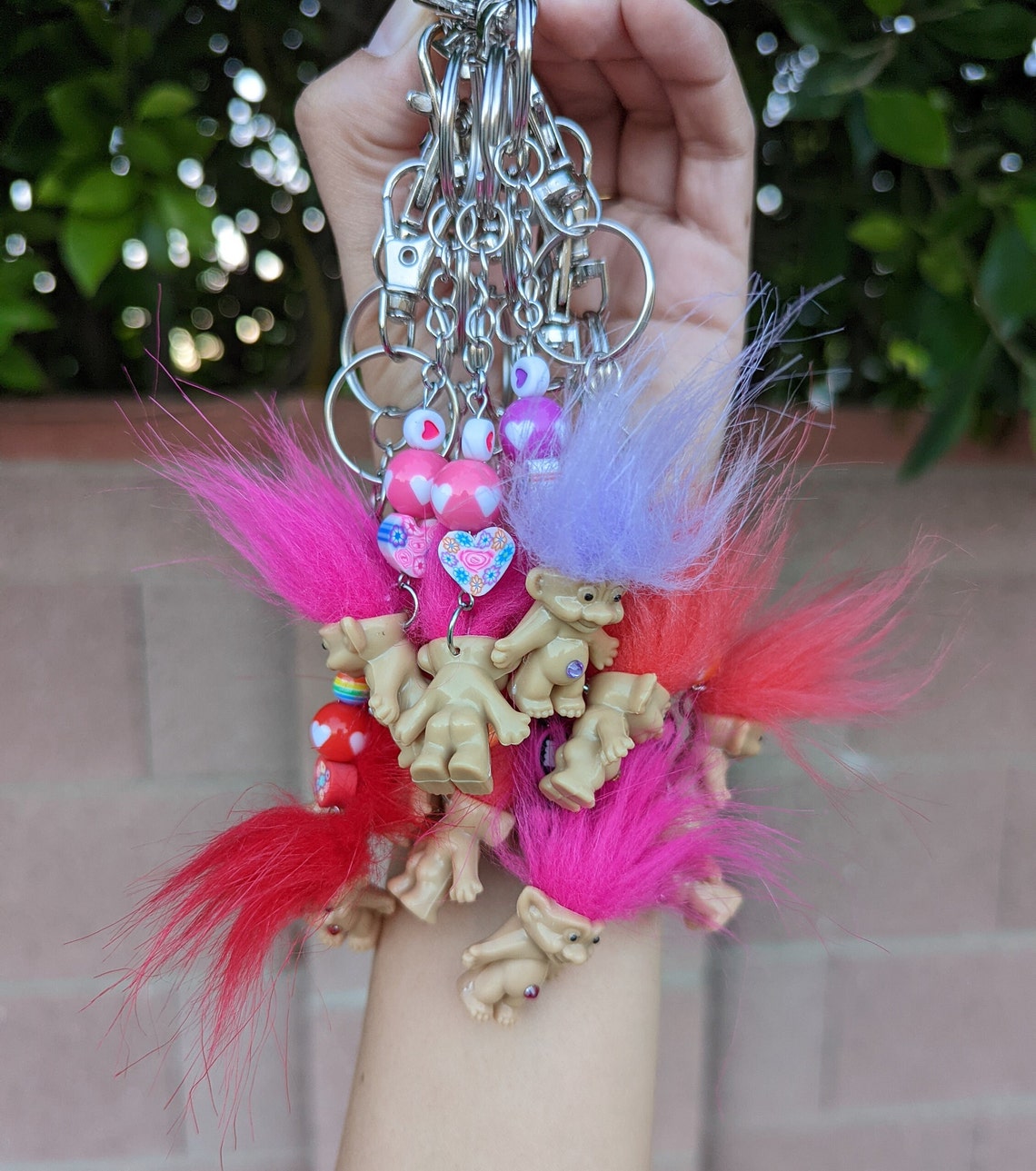 Treasure Troll Keychain 80's/90's/y2k Toy Troll | Etsy