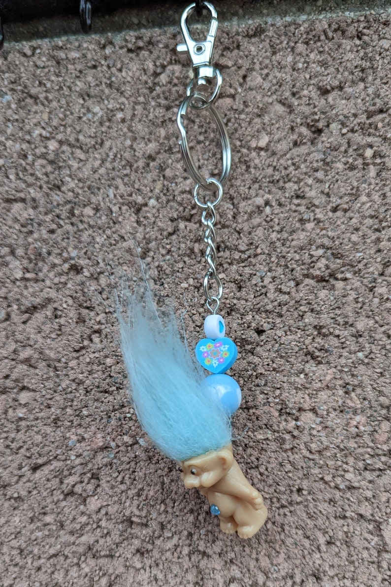 Treasure Troll Keychain 80's/90's/y2k Toy Troll - Etsy