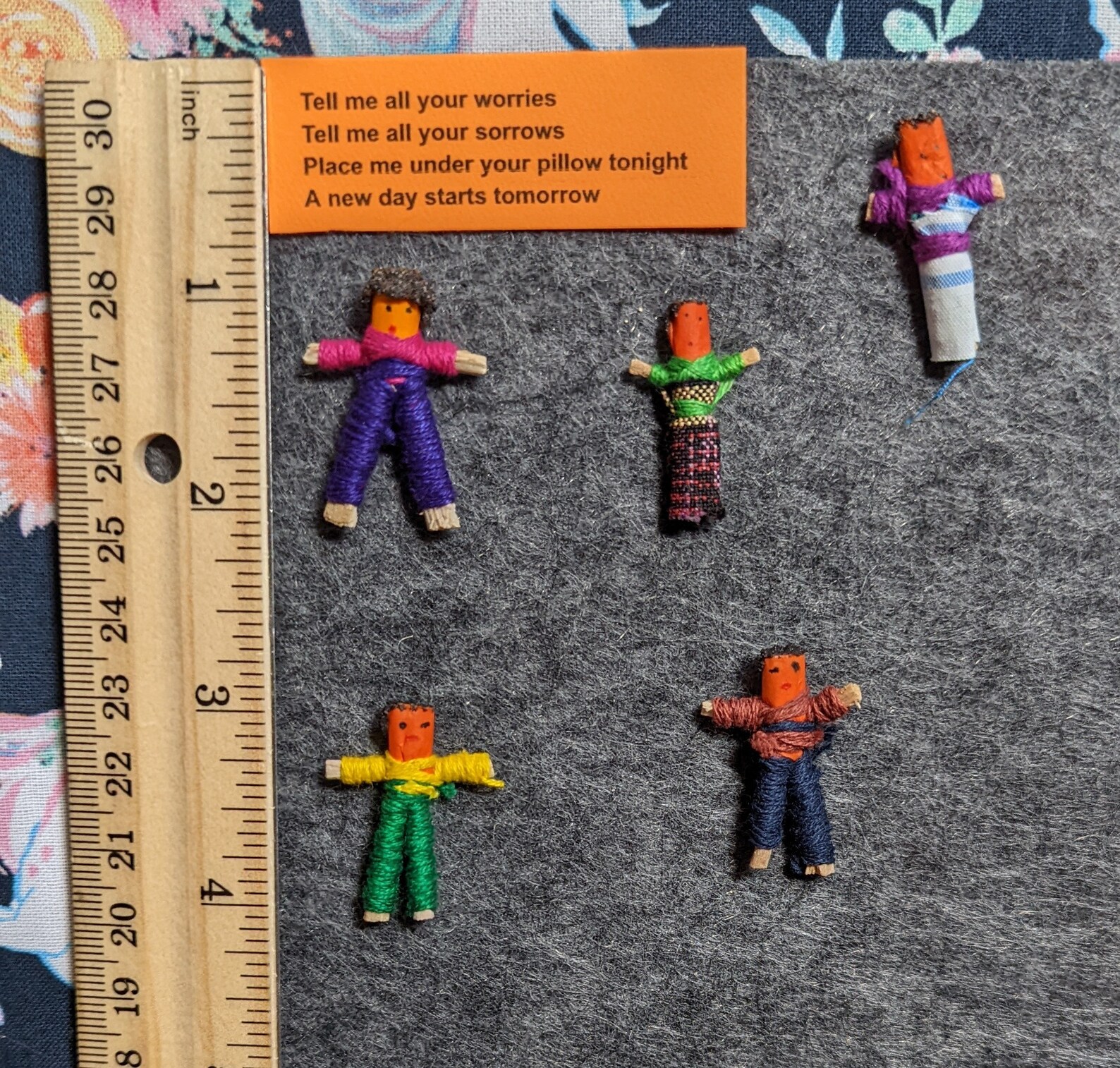 Mini Worry Dolls Guatemalan Worry Dolls - Etsy
