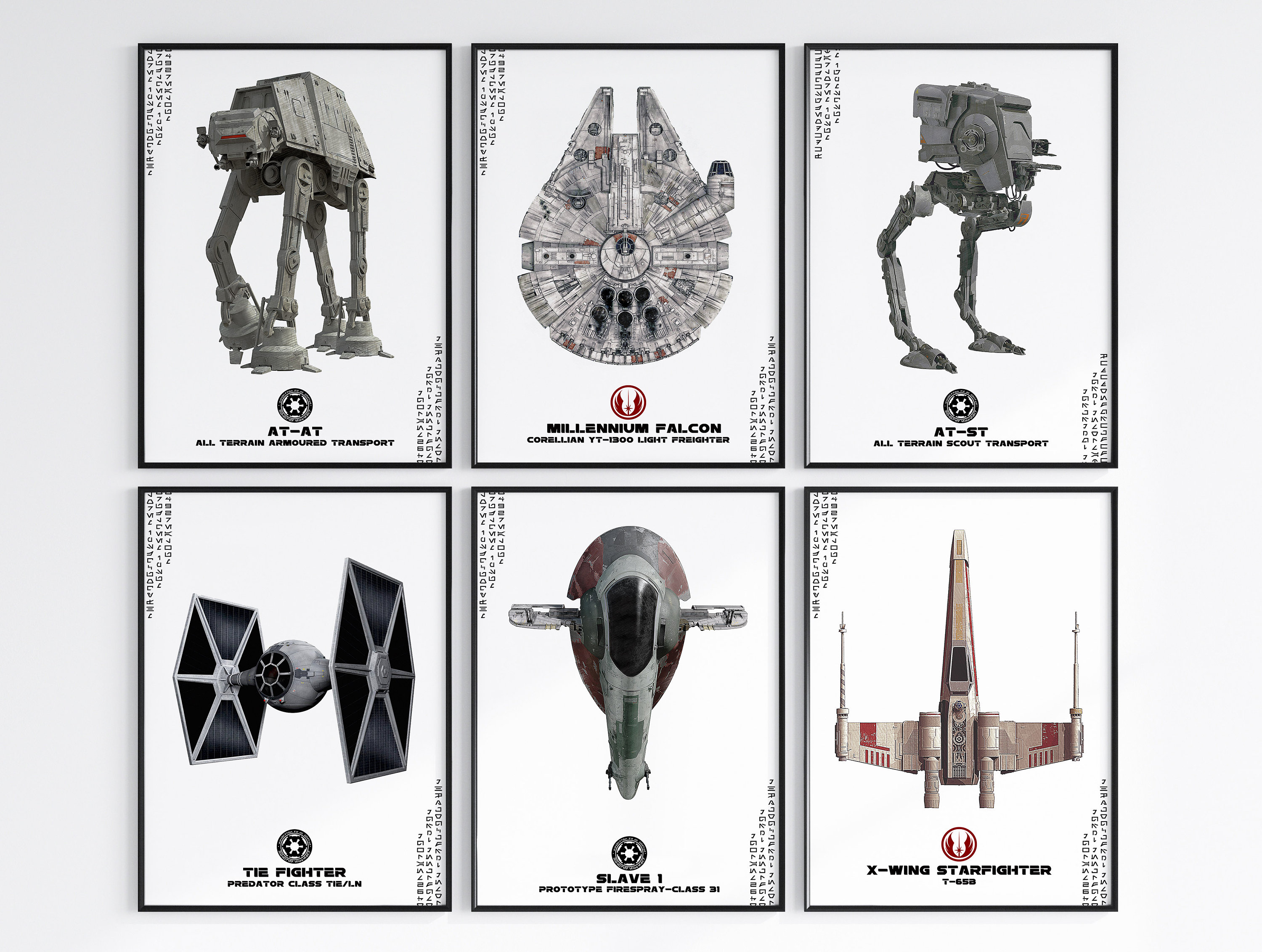 Star Wars 7 Poster Millenium Falcon