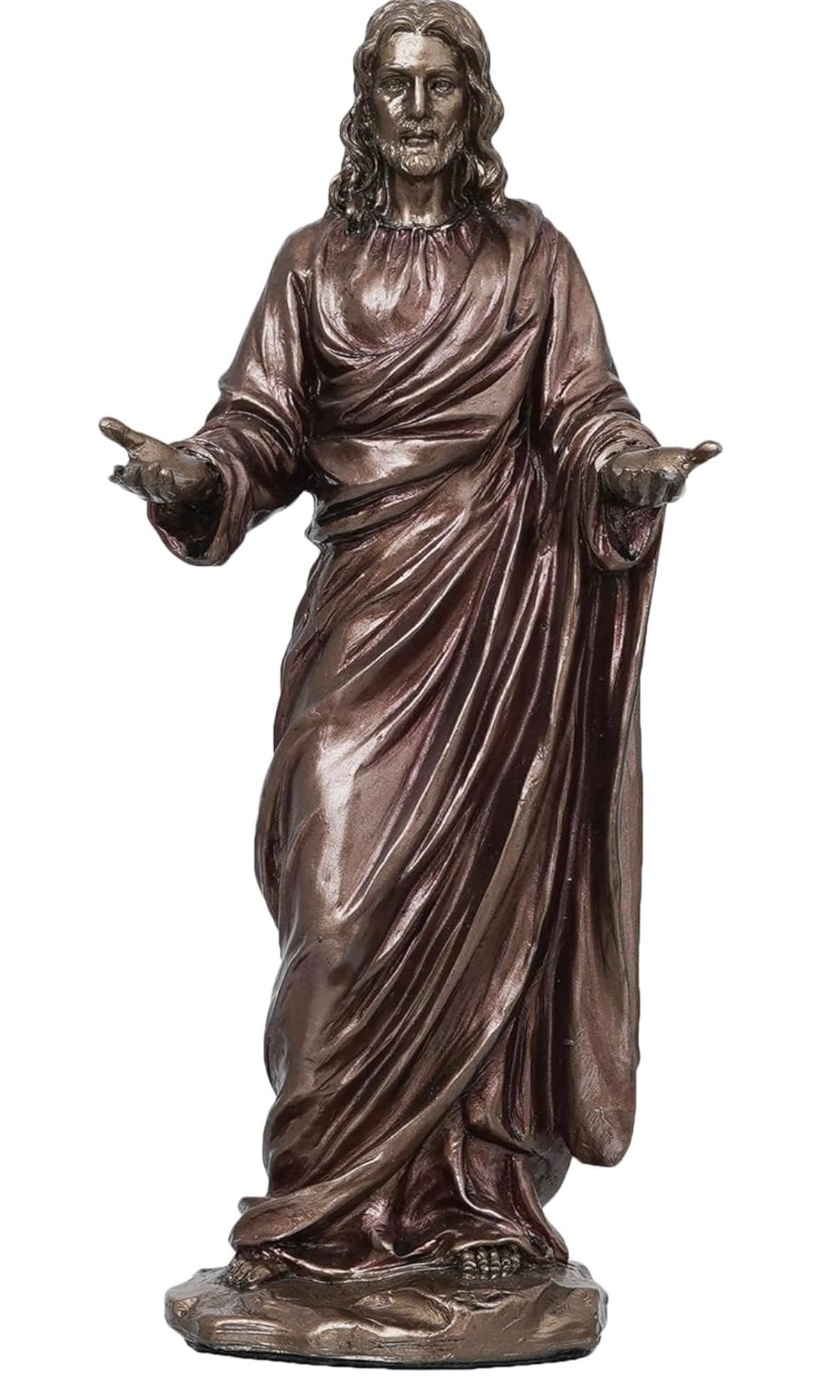 Bronze Standing Jesus Christ Idol With Open Arms. - Etsy