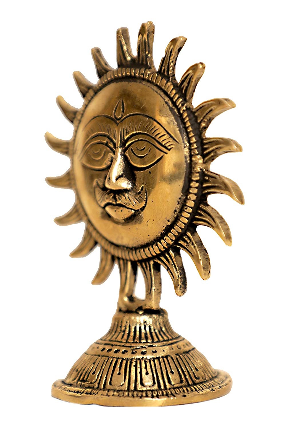 Brass Sun Idol Sun Brass Statue Sun Statue for Table and - Etsy