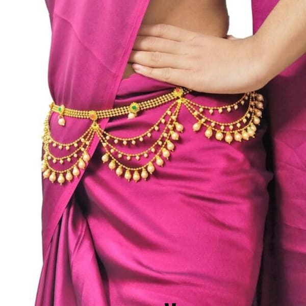 Indian Gold Waist Chain - Etsy
