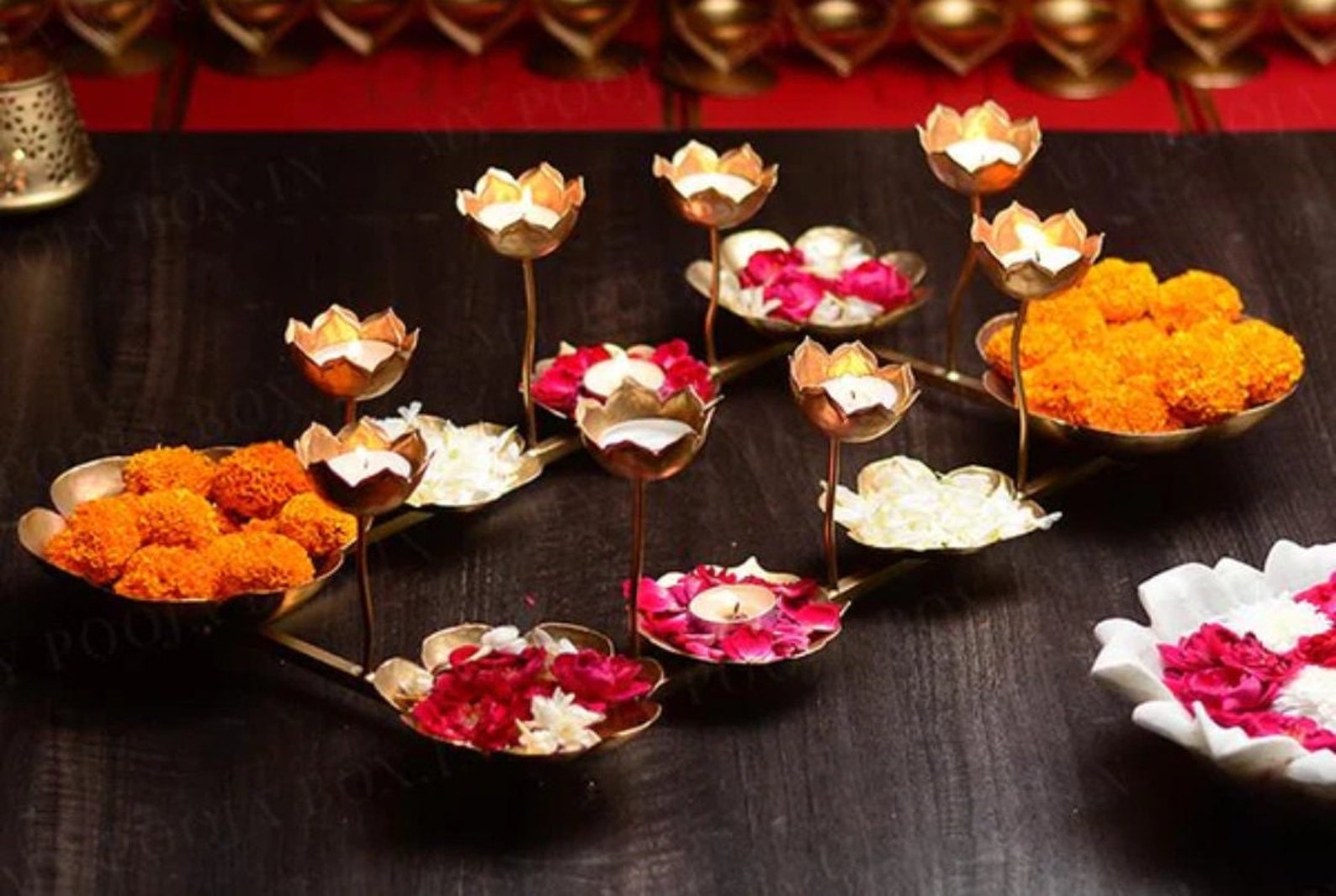 Multilayered Amazing Diyas, Antique Deepam Set for Home Decor, Unique ...