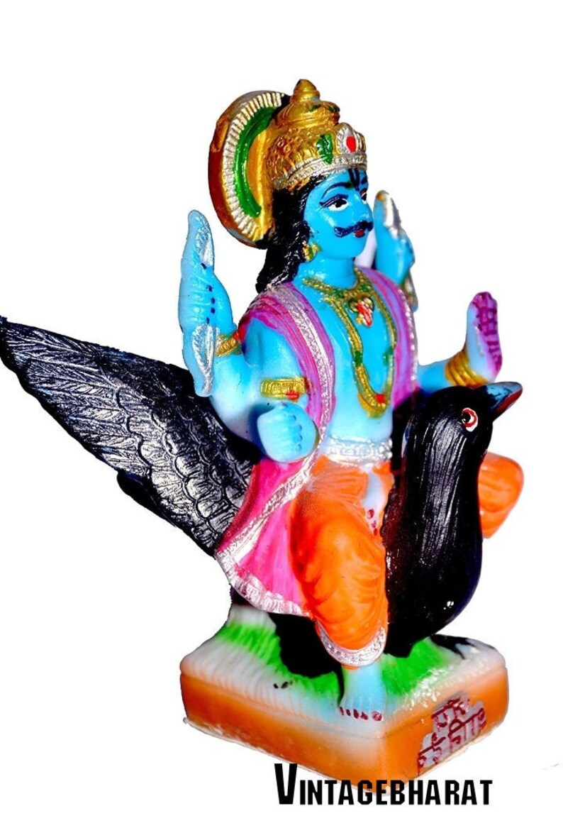 Vintagebharat PVC Lord Shani Deva Idol, Stone Shani Deva Statue, Stone ...