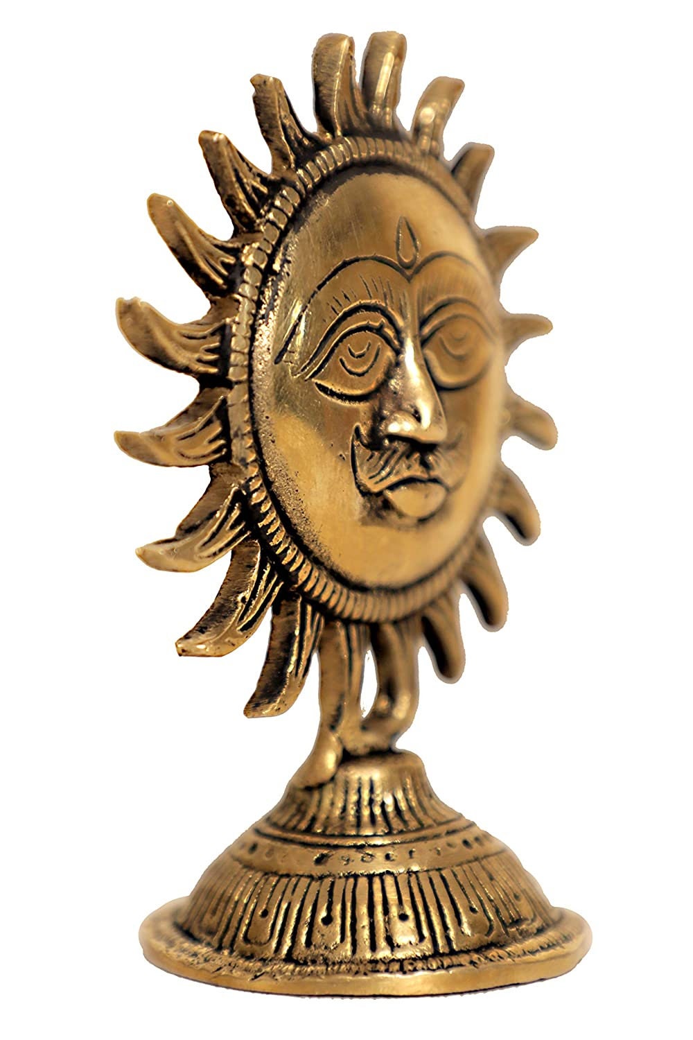 Brass Sun Idol Sun Brass Statue Sun Statue for Table and - Etsy