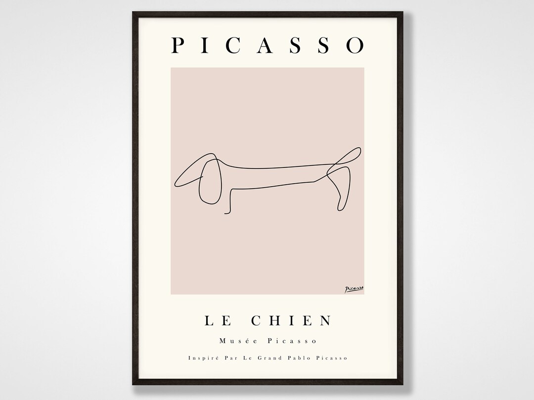 Pablo Picasso Picasso Dog Print Picasso Animal Print Dog - Etsy