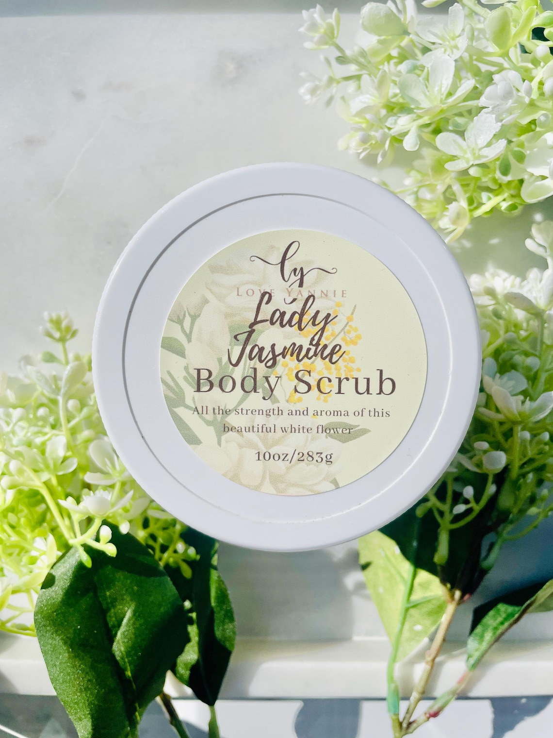 Lady Jasmine Shea Butter Body Scrub Sugar Body Scrub for Mom or Wife ...