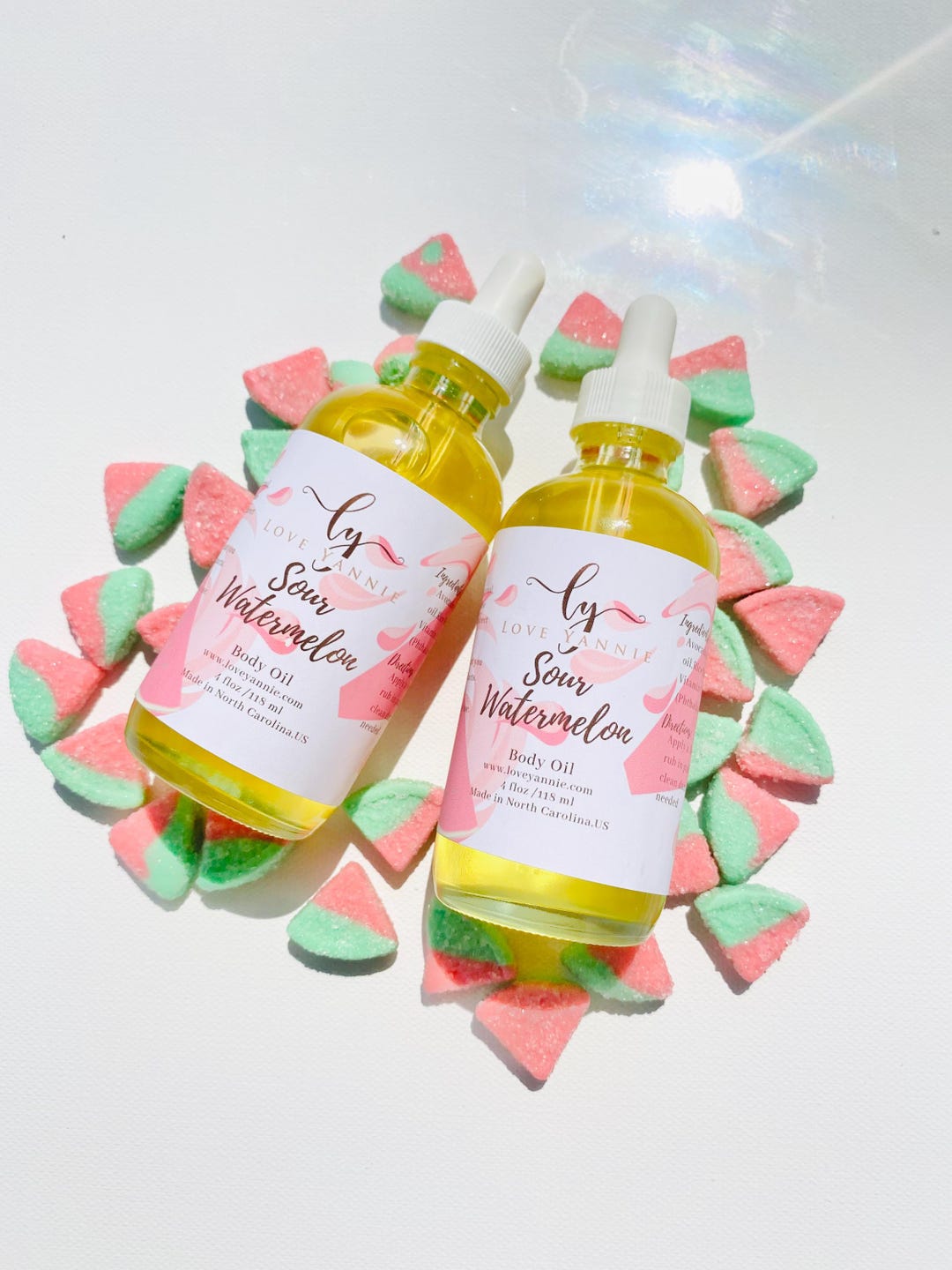 Sour Watermelon Body Oil Vegan Body Care Self Care Gift for Women Body ...