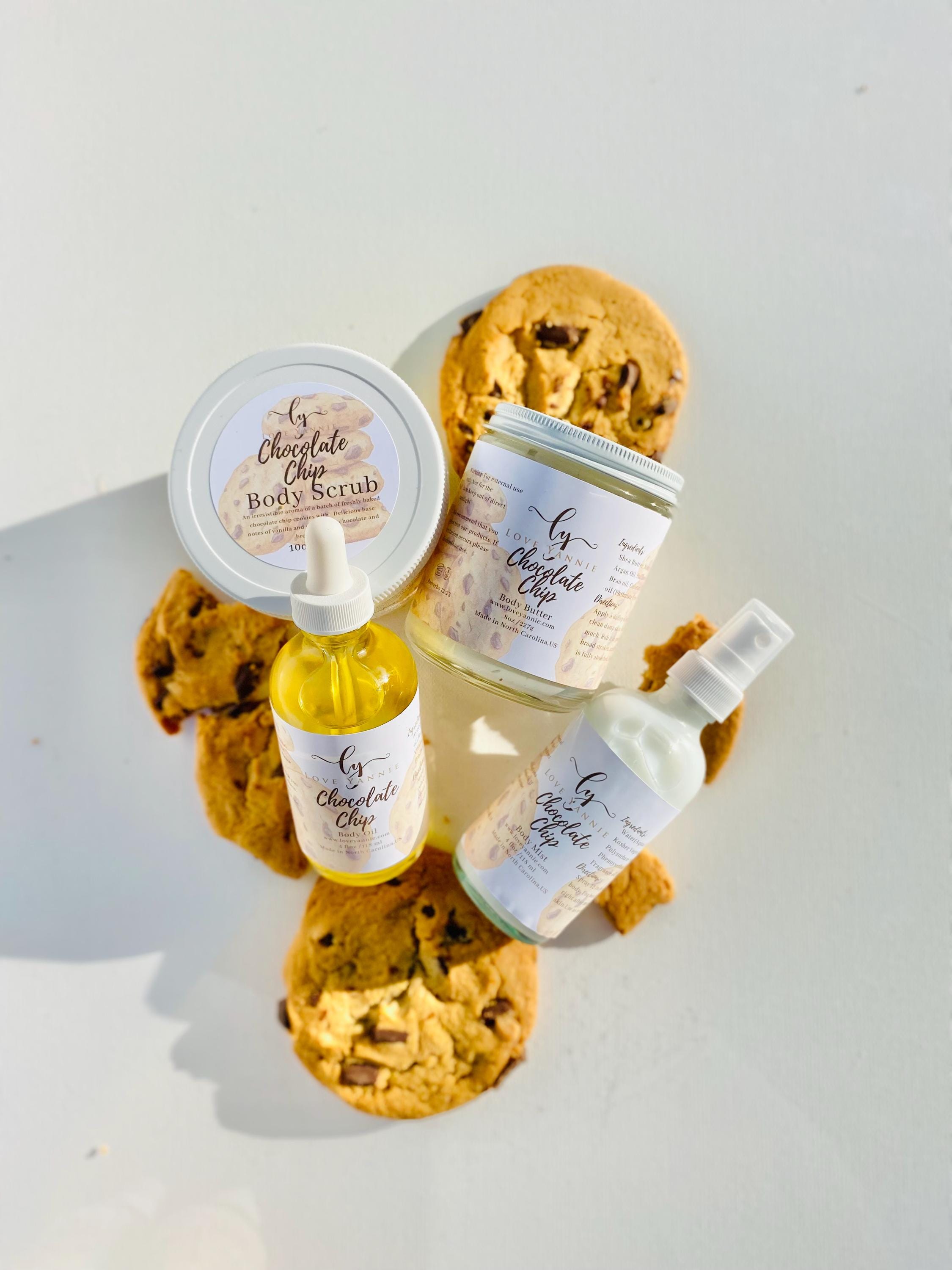 Chocolate Chip Body Bundle Vegan Body Care Self Care Gift for Women ...