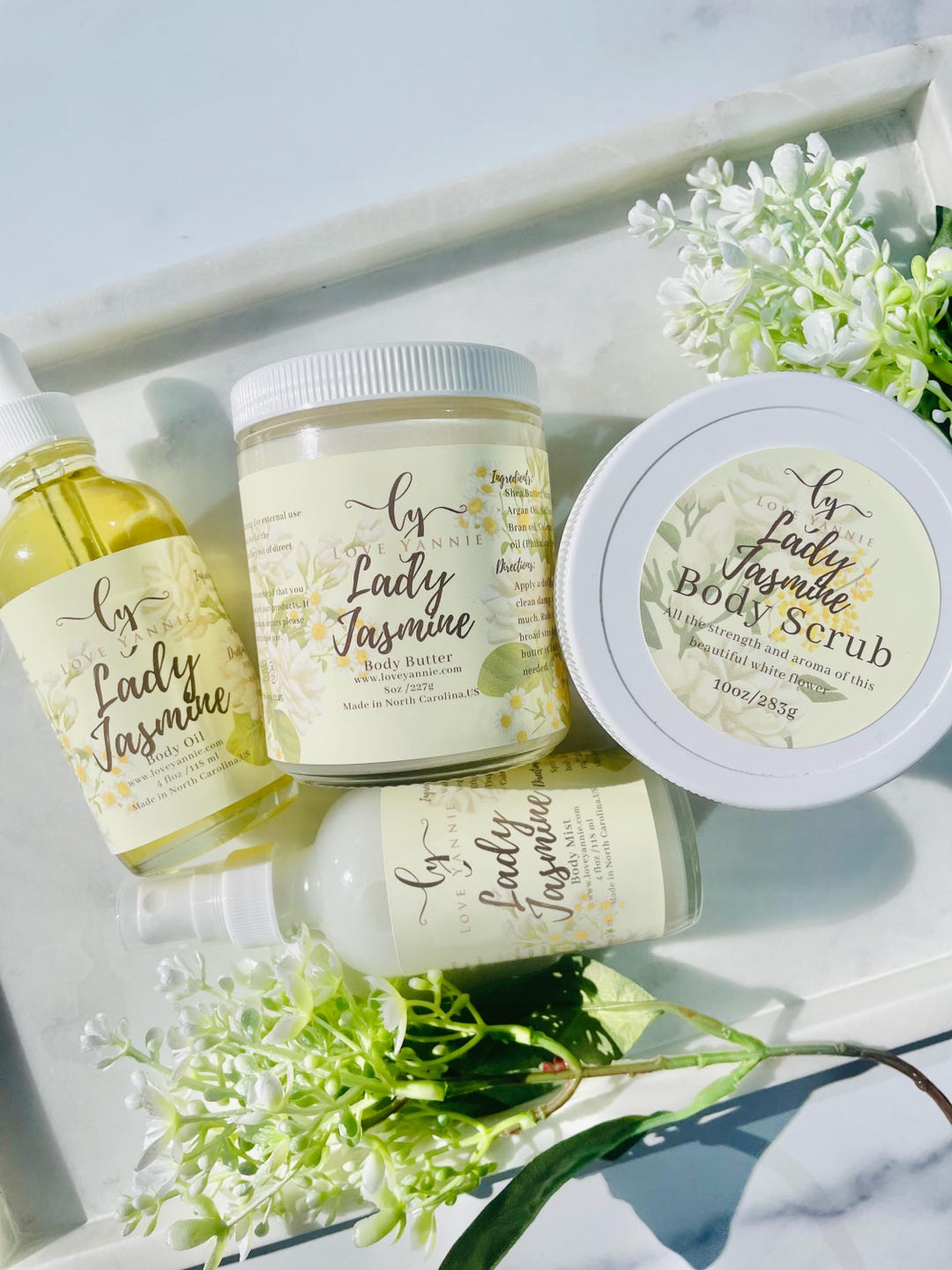 Lady Jasmine Body Bundle Vegan Body Care Self Care Gift for Women Body ...