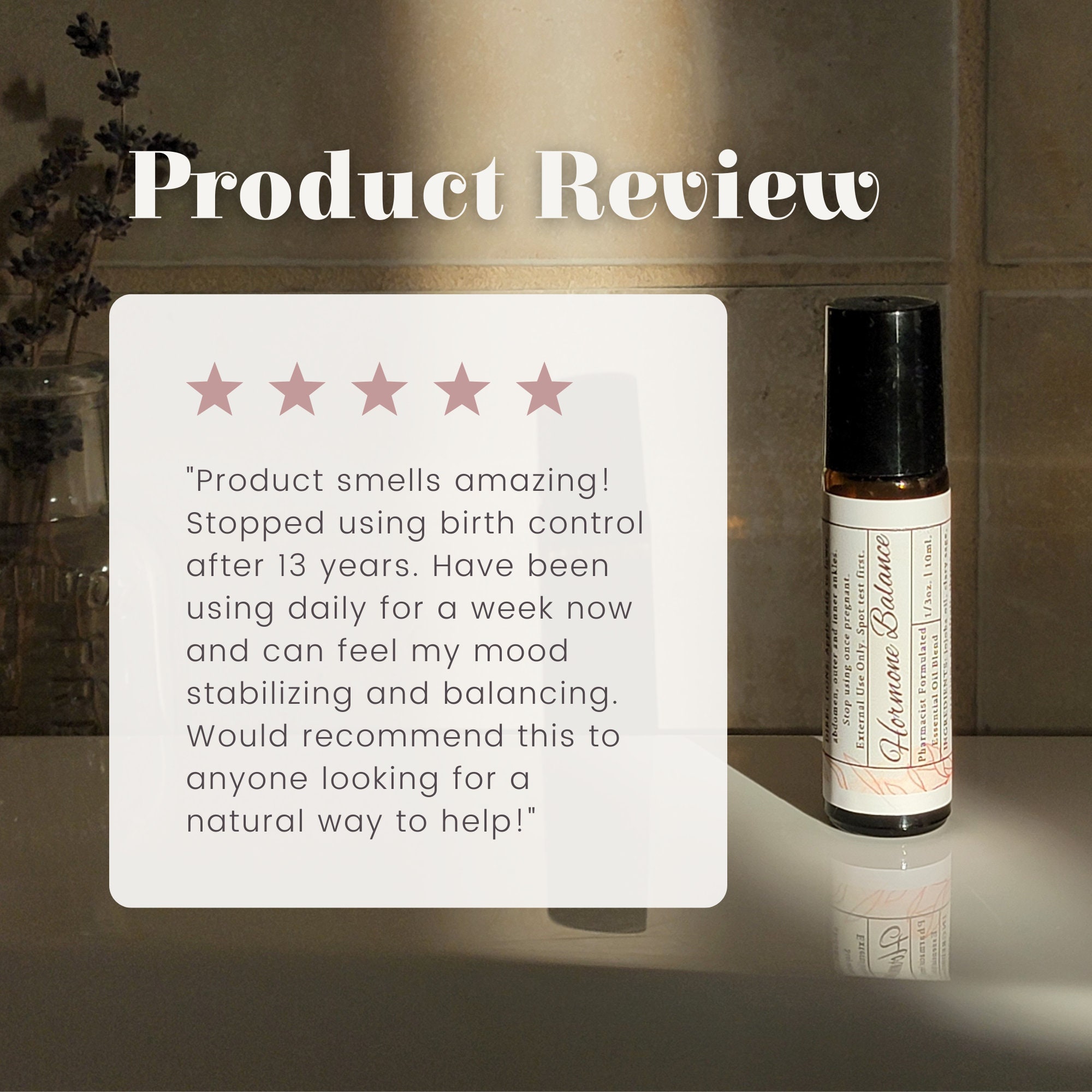 PCOS Support Essential Oil Blend, Natural Aromatherapy, Polycystic ...