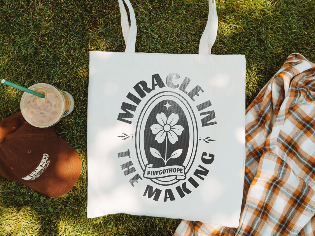 IVF IUI Miracle in the Making Ivf Strong Present, Reusable Bag ...