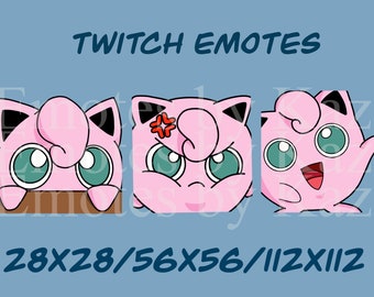 Animated Jigglypuff Emote for Twitch & Discord - Etsy