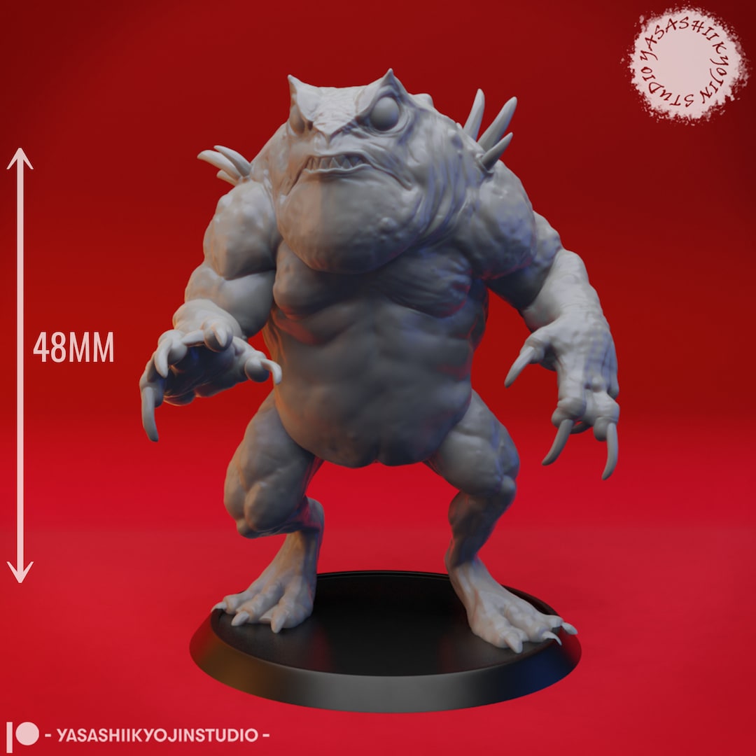 Slaad Red Dungeons and Dragons - Etsy