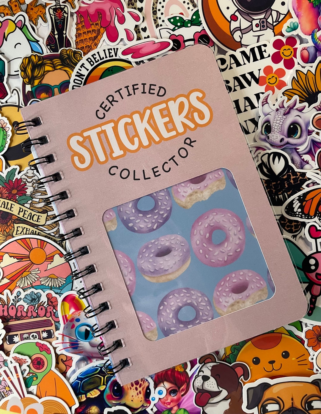 Reuseable Sticker Album Sticker Collector Book Sticker Lover - Etsy